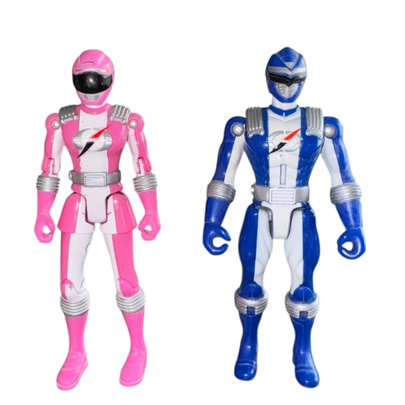 Bandai Namco | Toys | Power Rangers Operation Overdrive Blue Pink ...